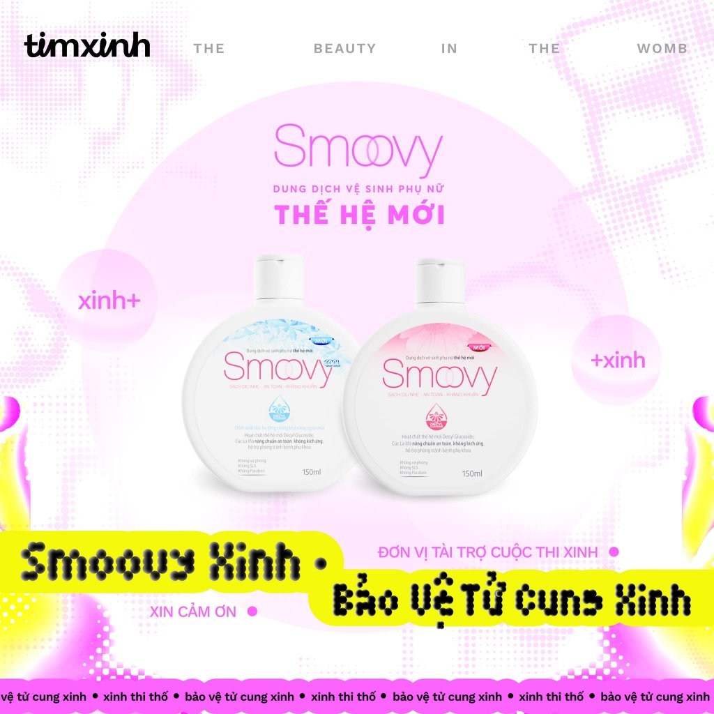 TIN HOT THÁNG 3: SMOOVY BẮT TAY TIM XINH, LAN TỎA CÂU CHUYỆN “TỬ CUNG XINH”