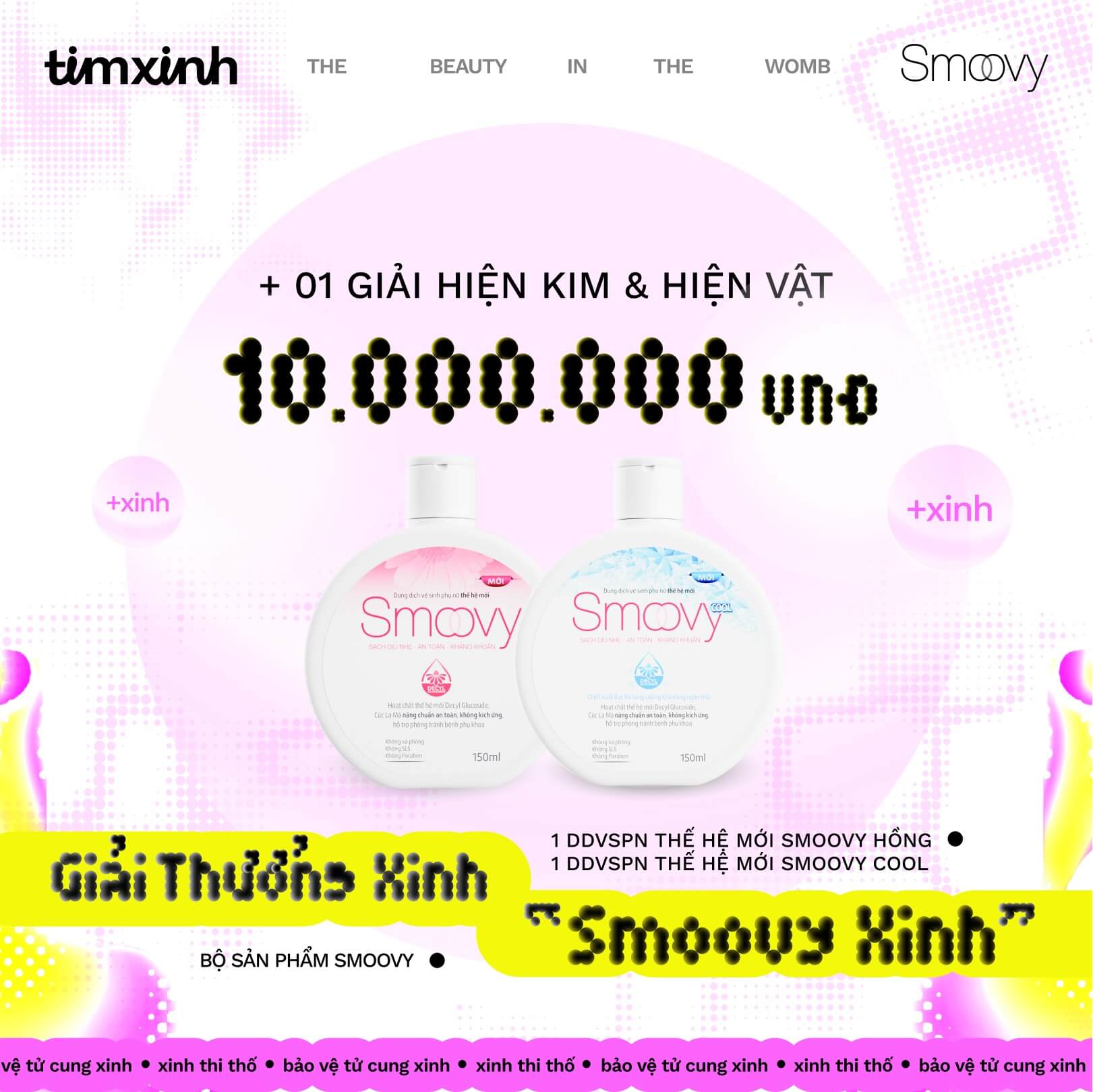 TIN HOT THÁNG 3: SMOOVY BẮT TAY TIM XINH, LAN TỎA CÂU CHUYỆN “TỬ CUNG XINH”